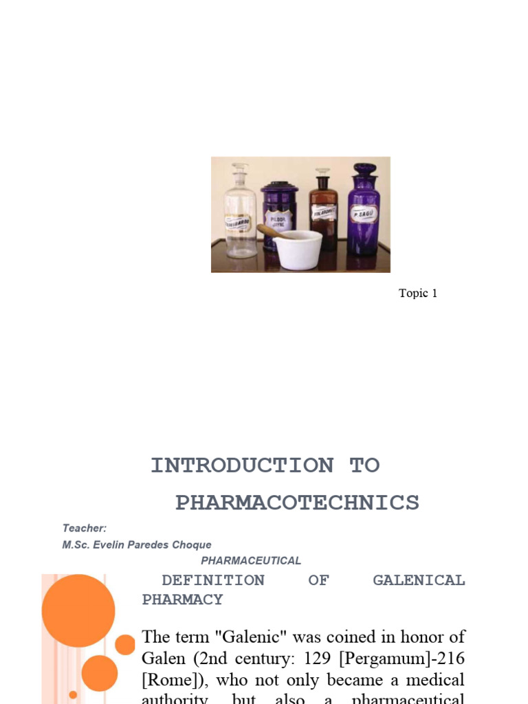 Intro to Pharmacotechnics | PDF | Tablet (Pharmacy) | Drugs