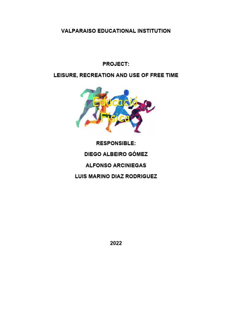 Physical Education Project 2022 | PDF | Curriculum | Recreation