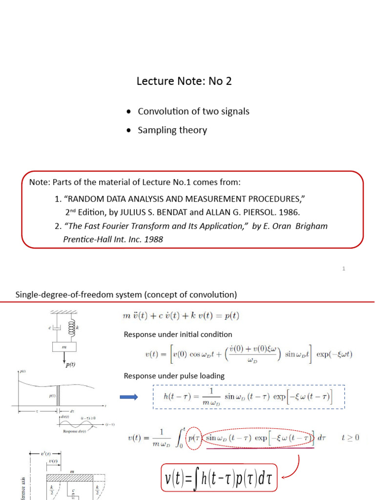 Convolution and Sampling Theory Explained | PDF | Spectral Density | Harmonic Analysis