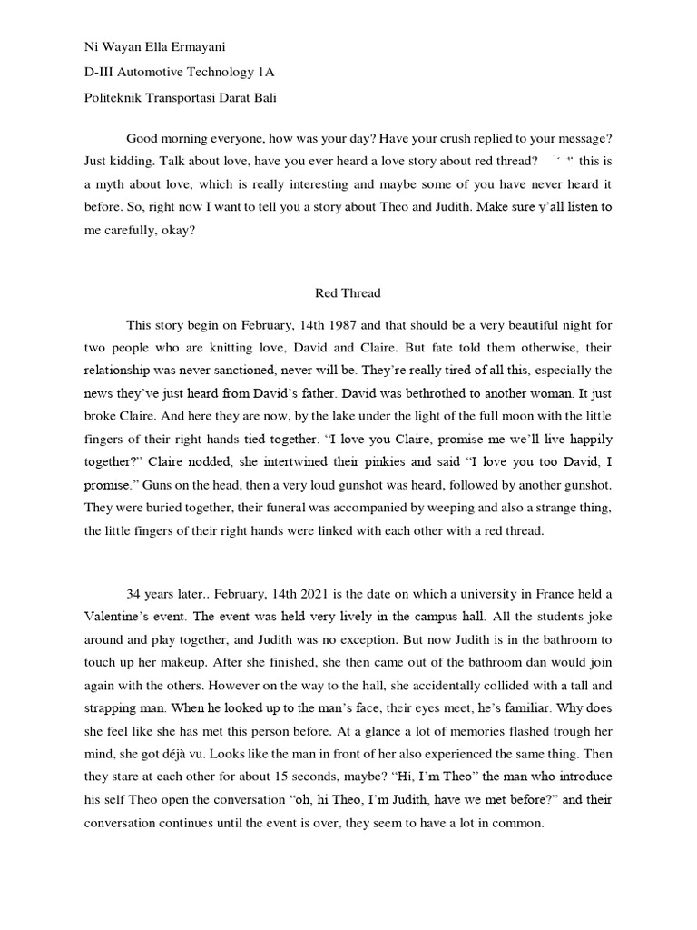 Red Thread Storytelling | PDF | Social Science | Mystery, Thriller ...