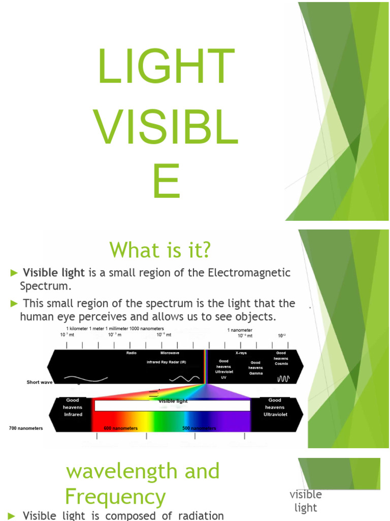 Visible Light | PDF | Electromagnetic Spectrum | Light