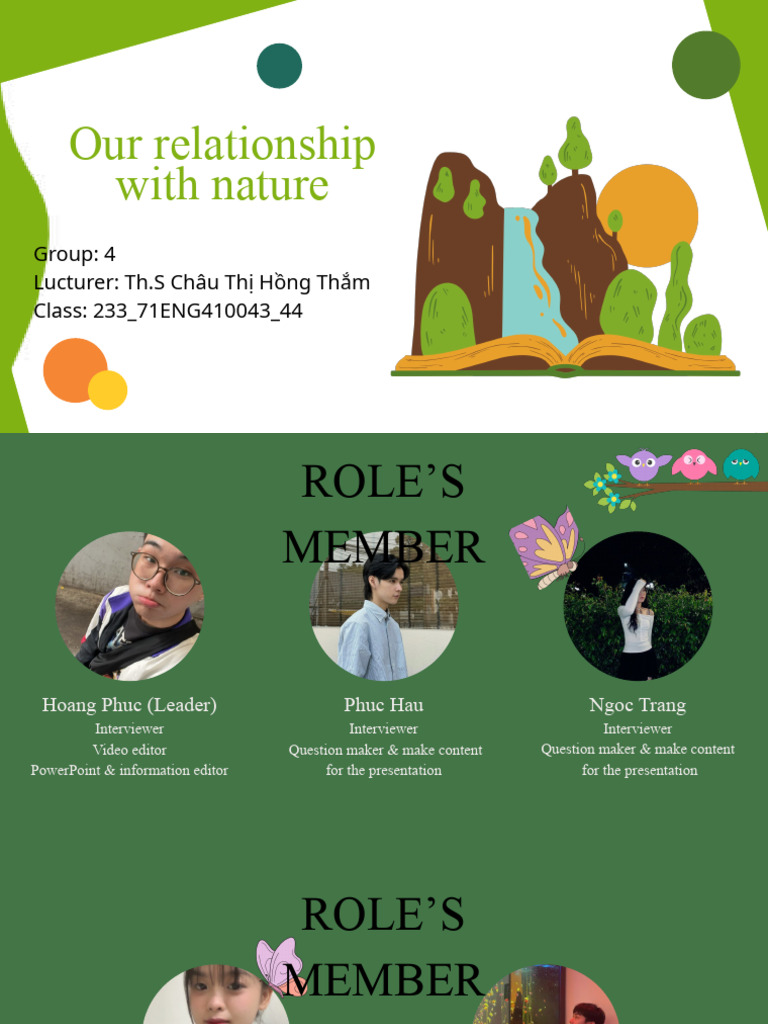 Understanding Human-Nature Relationship | PDF | Nature | Environmental ...