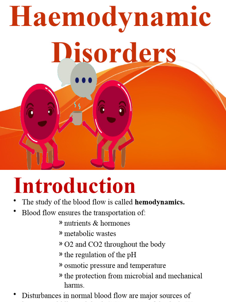 Haemodynamic Disorders | PDF | Edema | Angiology