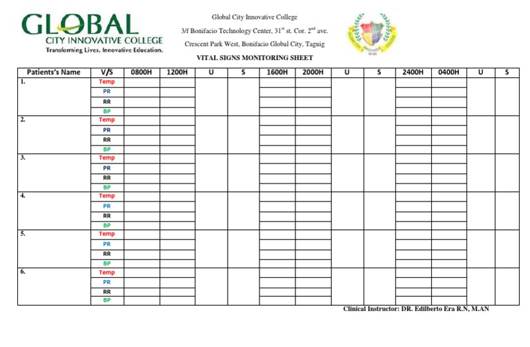 Vs Monitoring | PDF | Wellness | Science & Mathematics