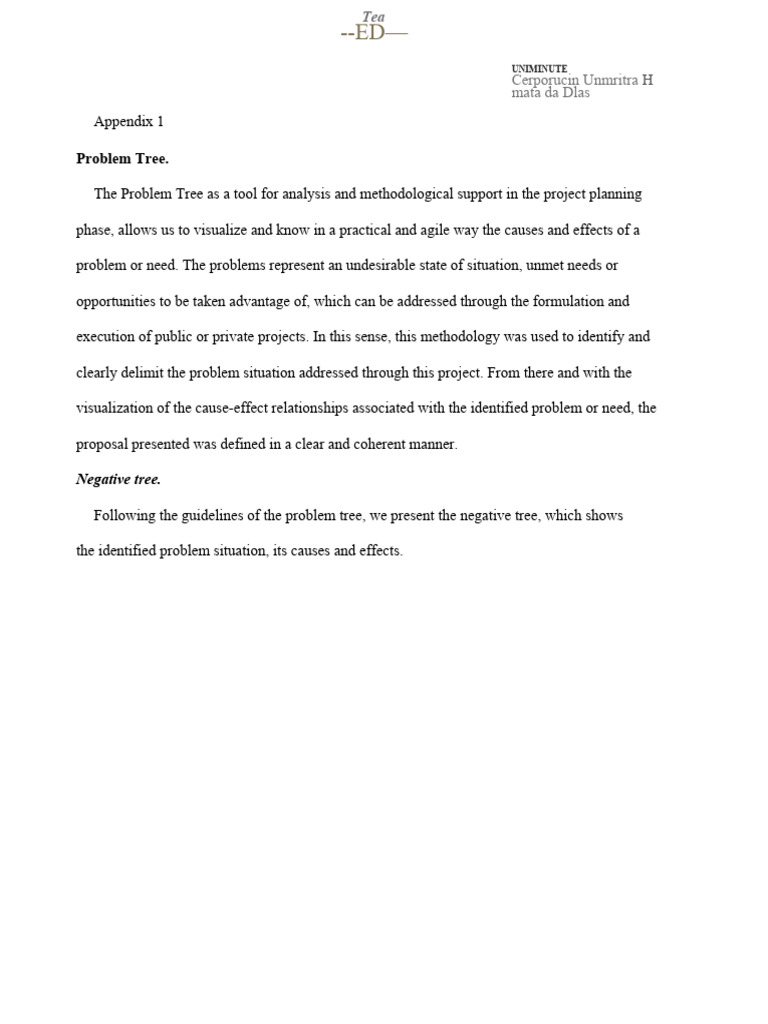 Problem Tree Article | PDF | Entrepreneurship | Expense