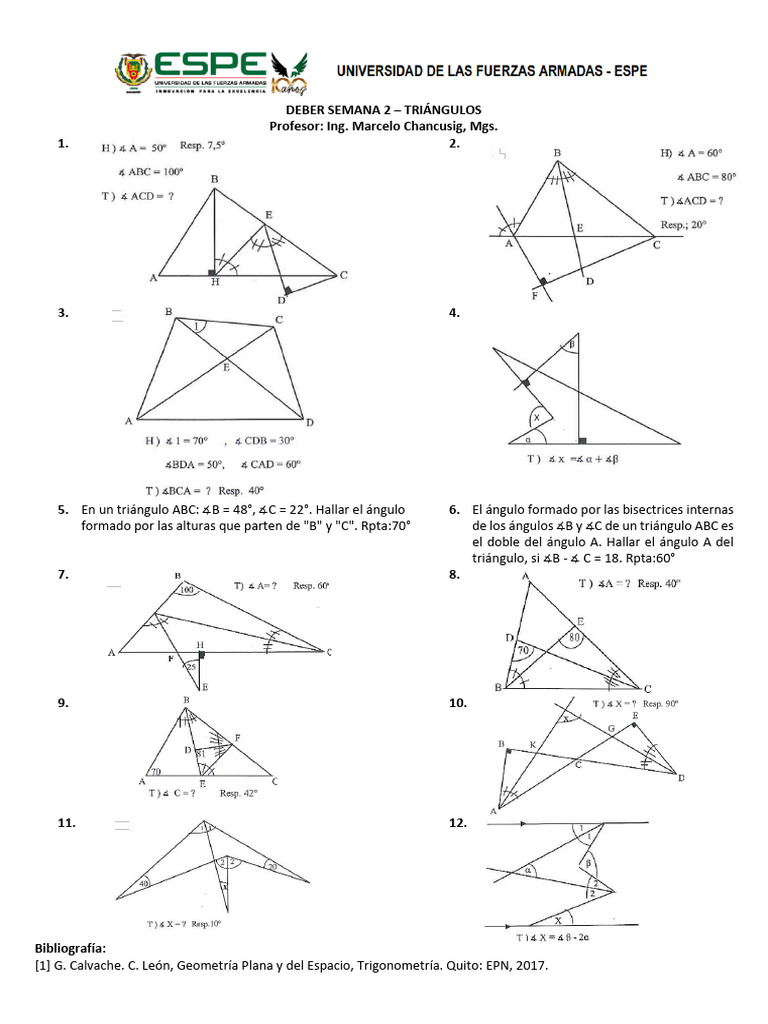 Deber 2 Triangulos | PDF