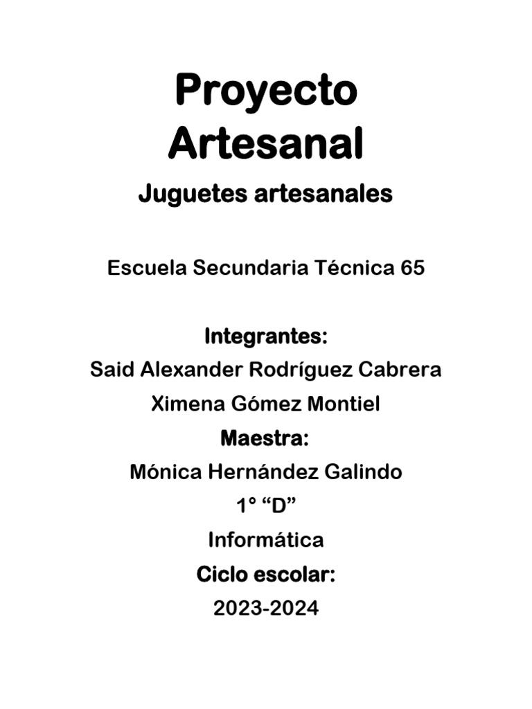 Proyecto Terminado | PDF