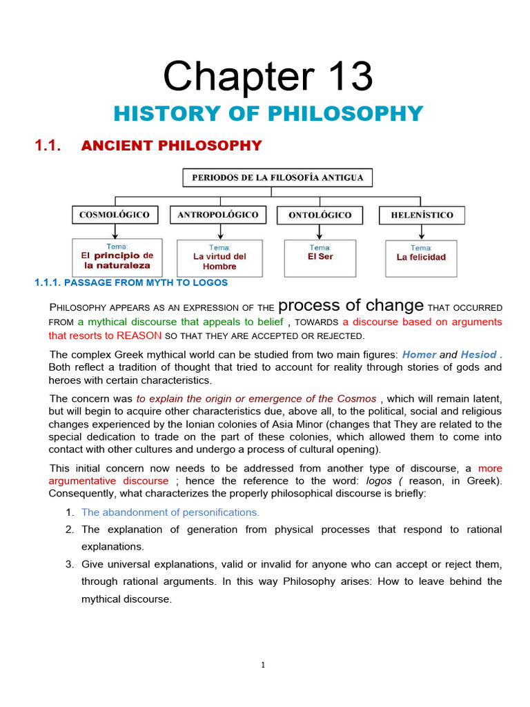 Ancient Philosophy: From Myth to Logos | PDF | Socrates | Plato
