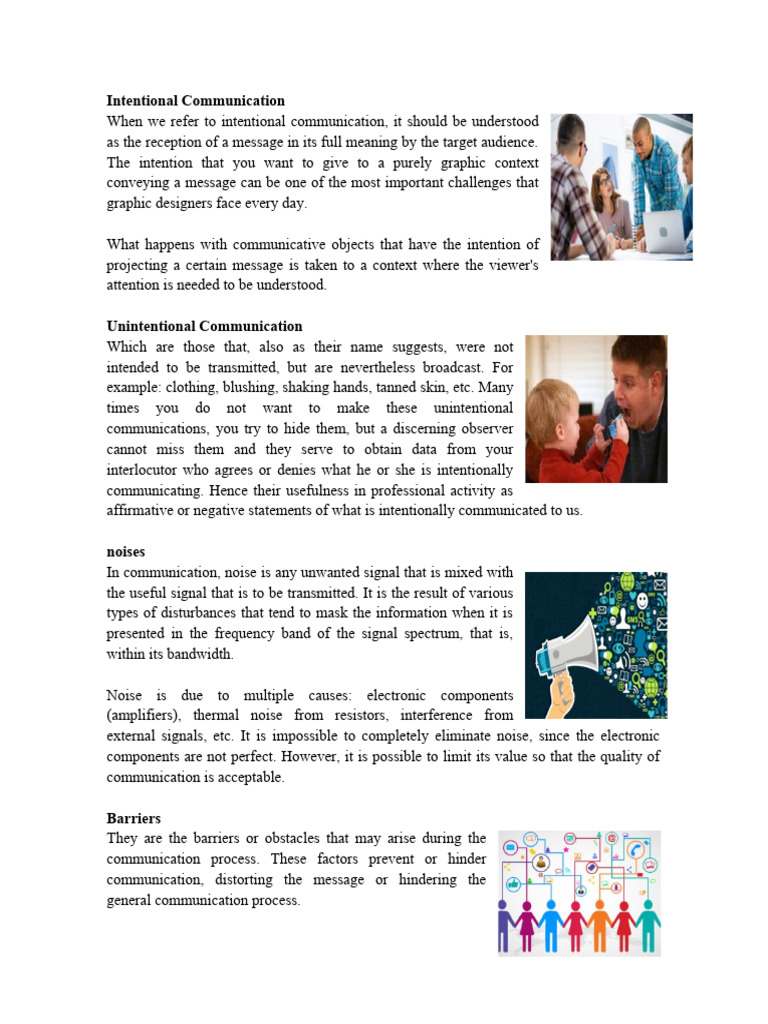 Intentional Communication | PDF | Communication | Information