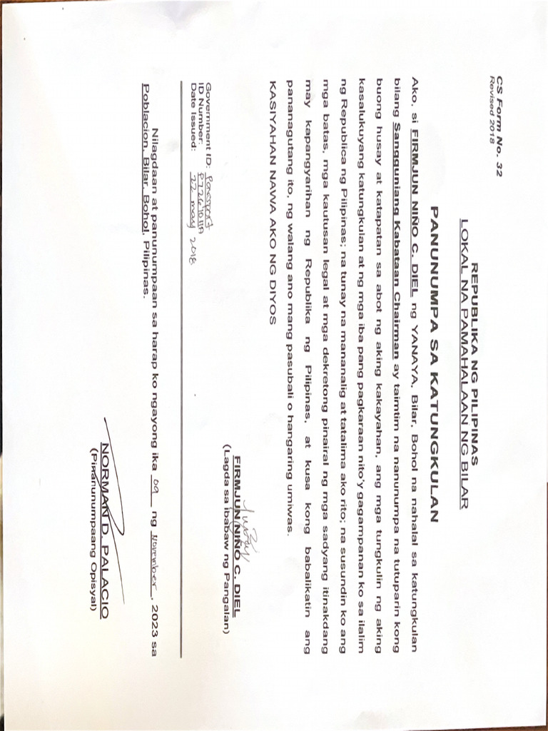 CS Form No. 32 | PDF