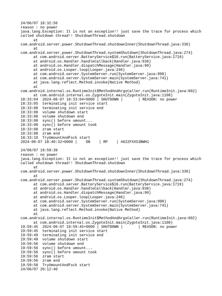 Power Off Reset Reason Backup Pdf Java Programming Language Computer Science