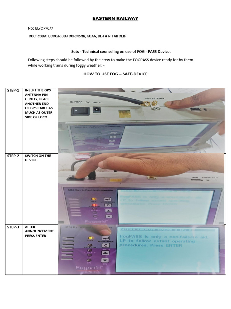 Fog-PASS Device Usage Guide | PDF | Computer Engineering | Manufactured ...