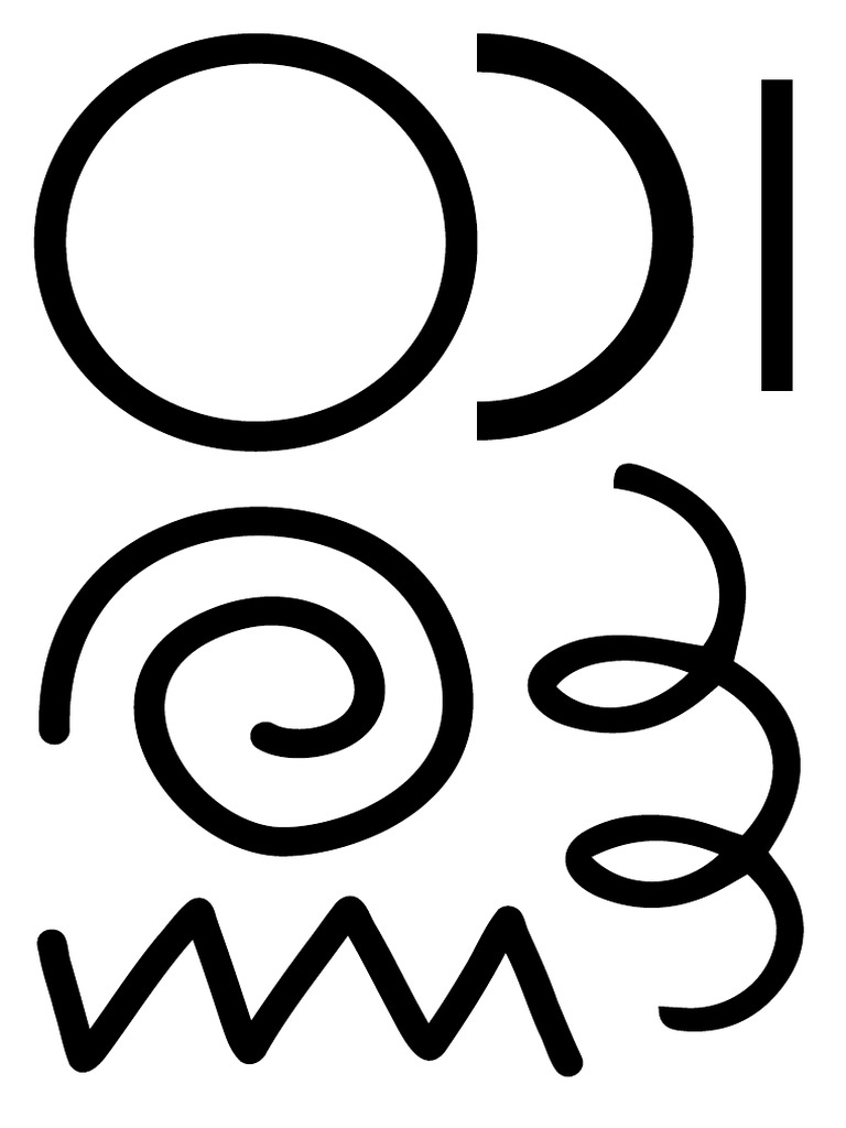 Tarjetas Grafomotricidad | PDF