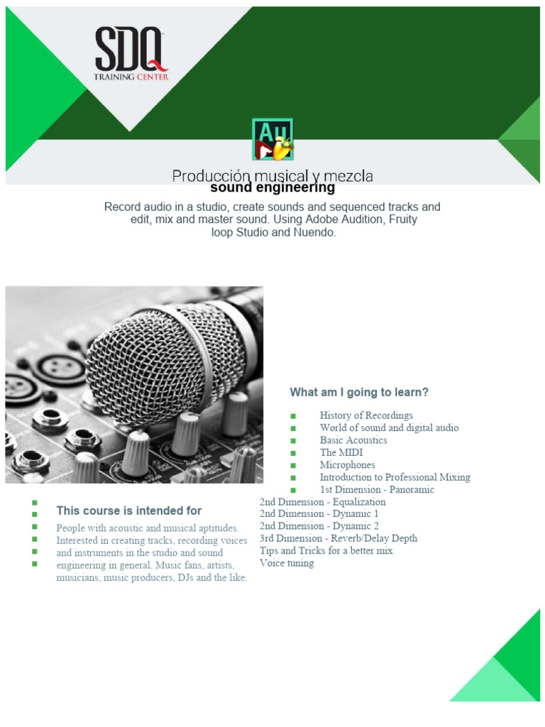 Sound Engineering | PDF | Audio Engineer | Electronics