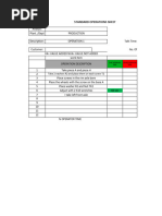 Standard Operation Sheet Template | PDF
