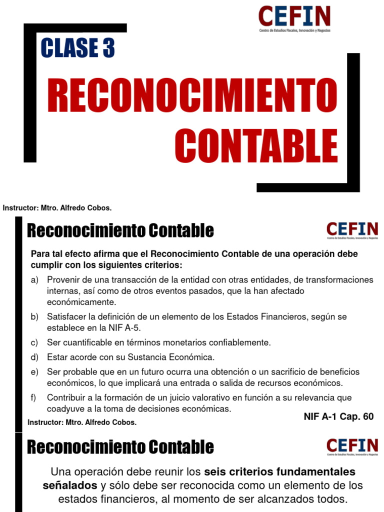 S NIF A1 - Clase 3 - Material | Descargar gratis PDF | Contabilidad ...