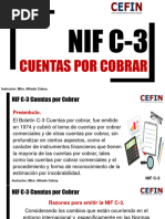 Nif C-3 Cuentas Por Cobrar | PDF | Estado financiero | Contador