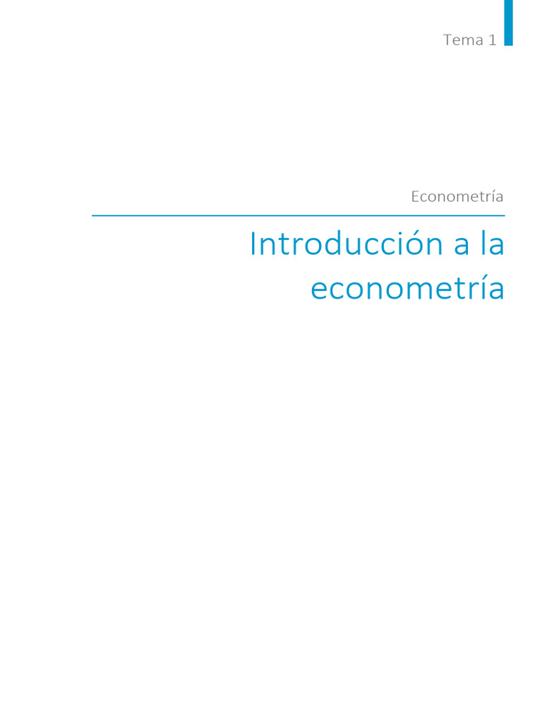3 Econometria | PDF | Econometría | Análisis de regresión