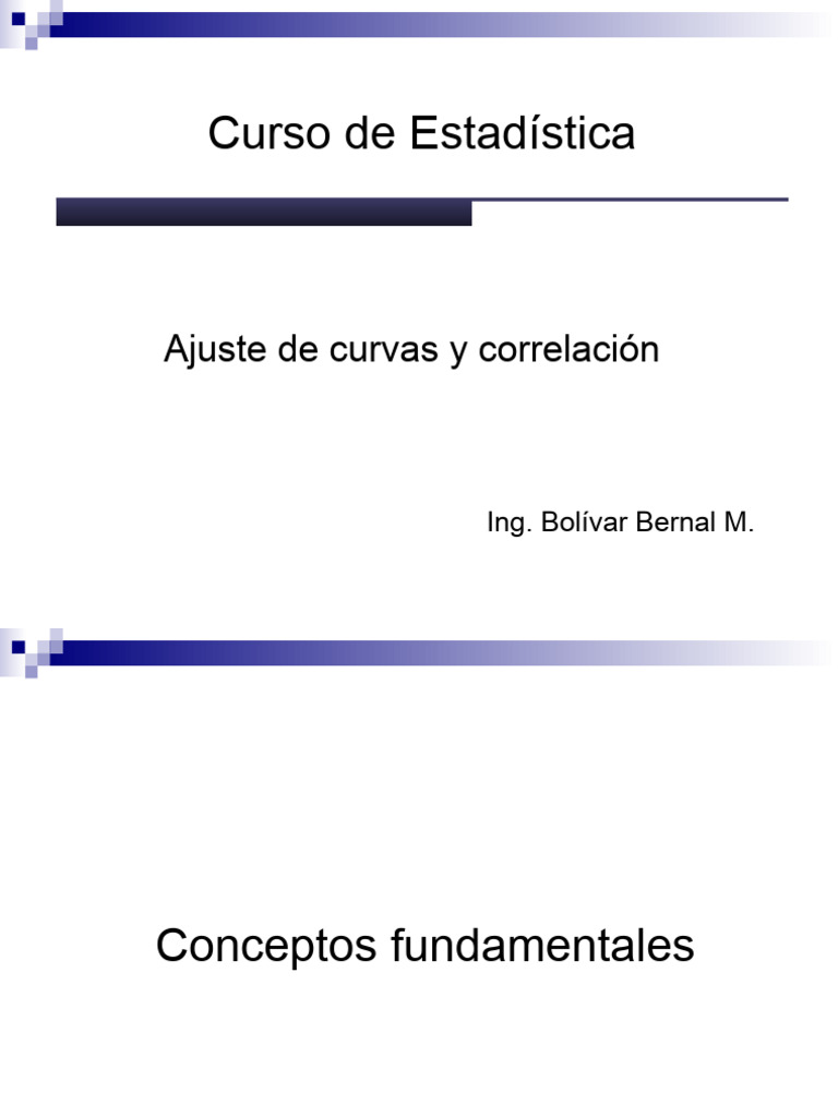 Ajuste de Curvas y Correl | PDF | Mínimos cuadrados | Análisis de regresión