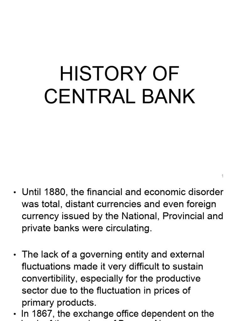 History of Central Banks | PDF | Central Banks | Banks