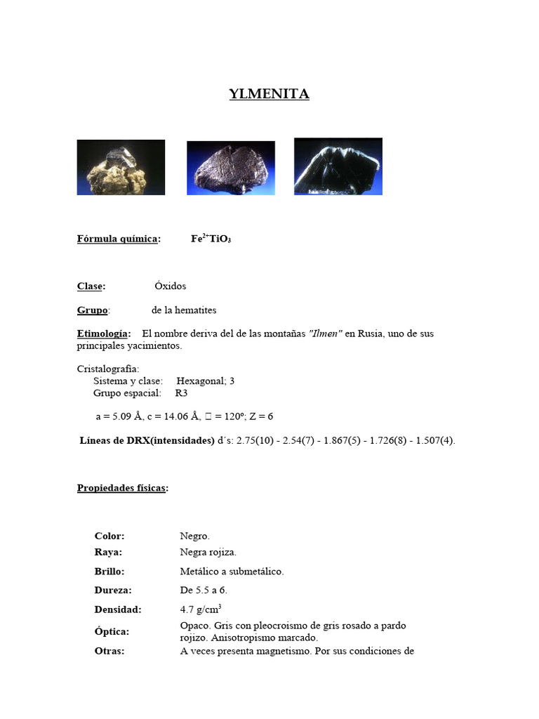 Bixbita | PDF | Minerales | Mineralogía