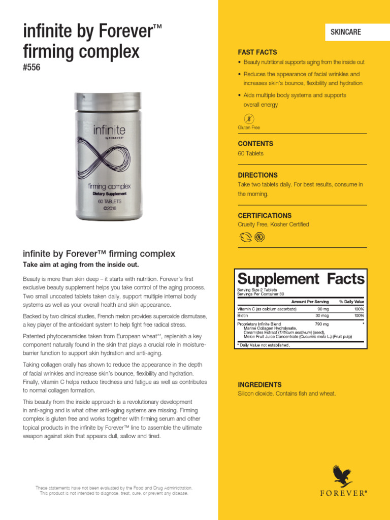 Infinite Firming Complex | PDF | Gluten