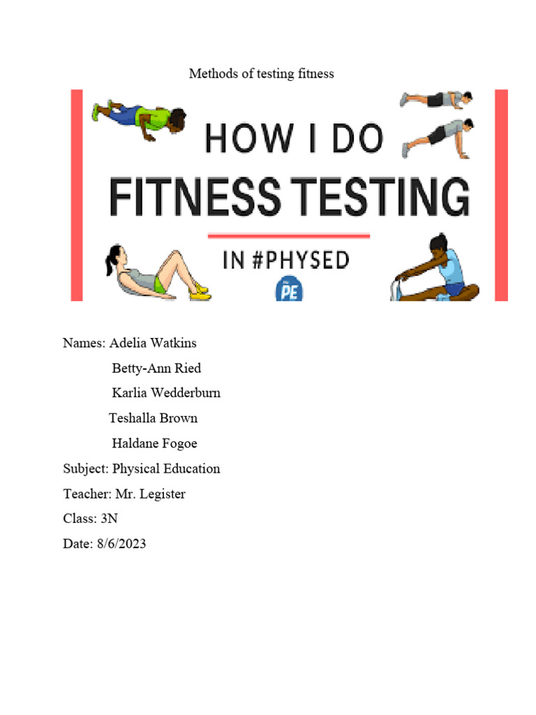 Physical Education Fitness Notes | PDF | Flexibility (Anatomy) | Knee