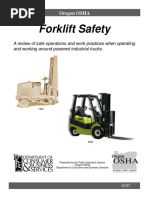 Reach Truck Operator Safety Guidelines | PDF | Safety | Truck