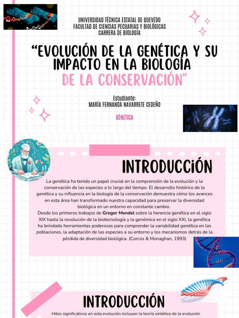 Evolución de La Genética | PDF | Evolución | Biodiversidad