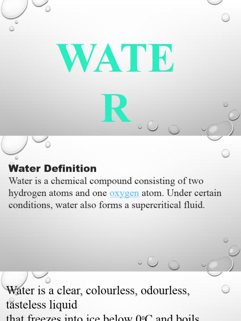 Properties and Reactions of Water | PDF | Properties Of Water | Hydroxide