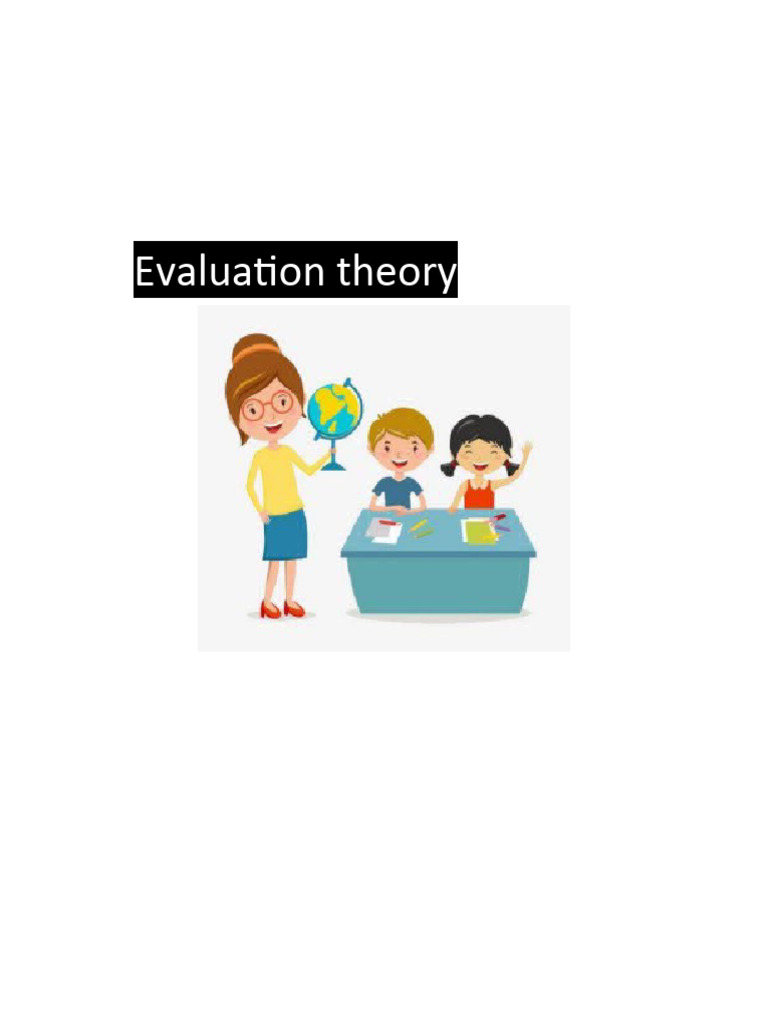 Evaluation Theory | PDF | Evaluation | Learning