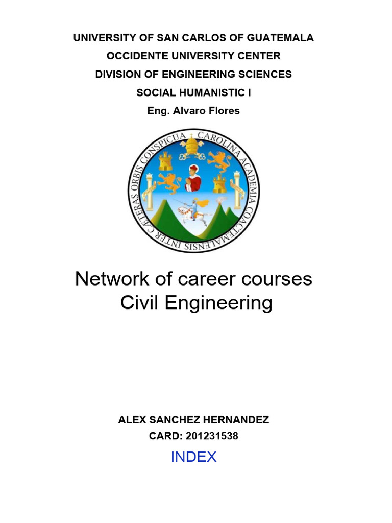 Civil Engineering Course Overview USAC | PDF | Trigonometric Functions ...