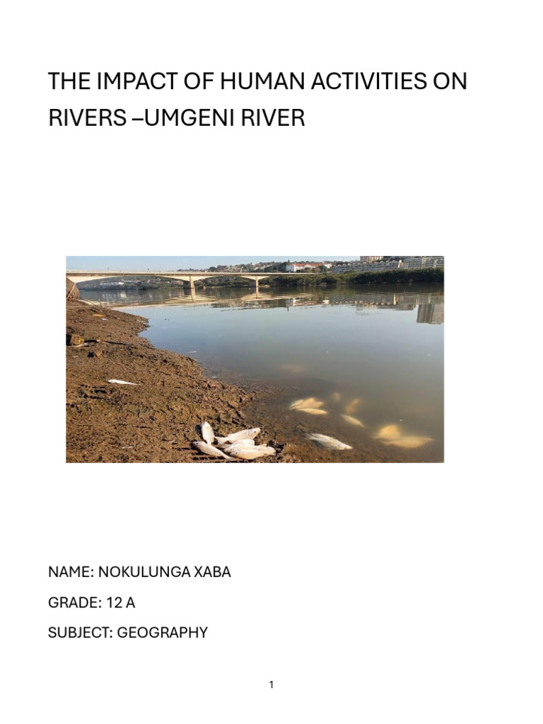 Wa0002. | PDF | Water Quality | River