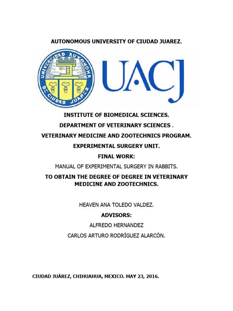Manual of Surgery in Rabbits | PDF | Surgical Suture | Surgery