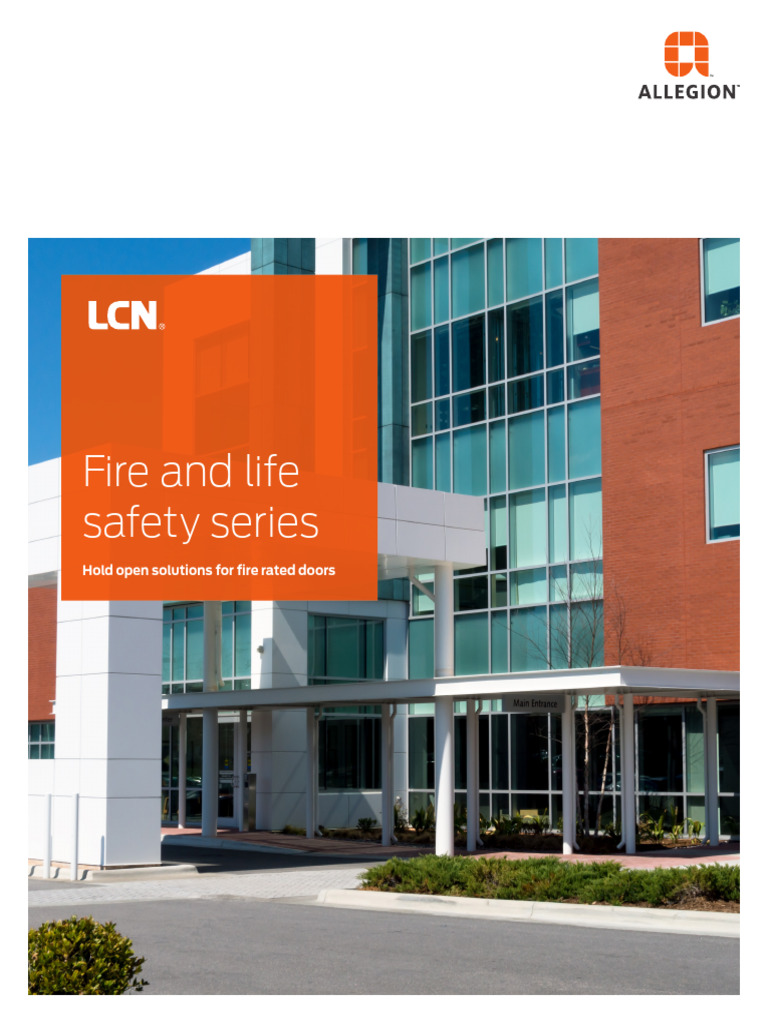 LCN Fire Life Safety Closers and Holders Catalog Section 109513 | PDF ...