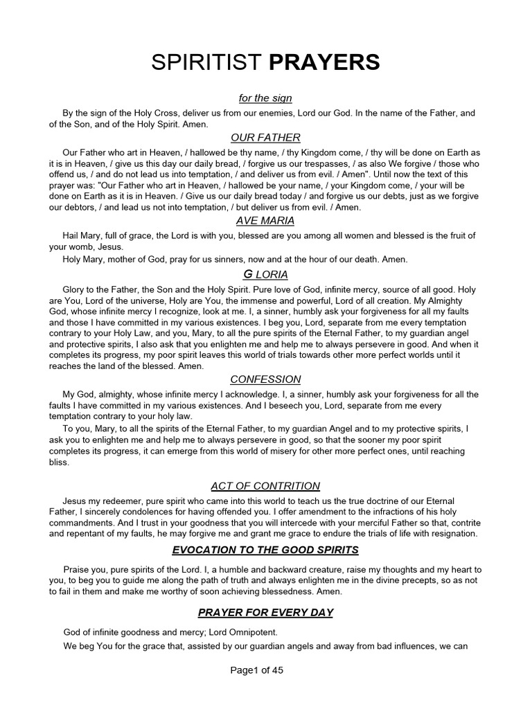 Prayer Book | PDF | Lord's Prayer | God The Father
