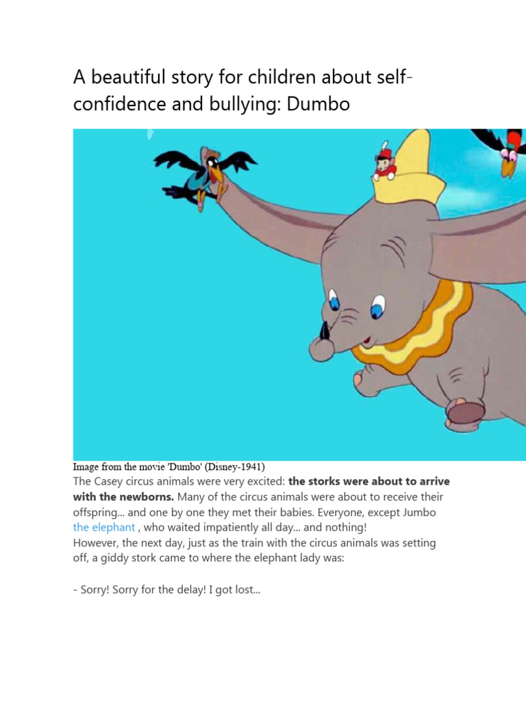 A Beautiful Story For Children About Self-Confidence and Bullying | PDF ...