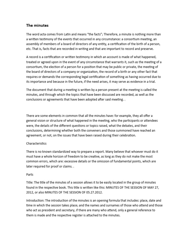 The Minutes, The Memo, The Office and The Minutes | PDF | Memorandum | Menu