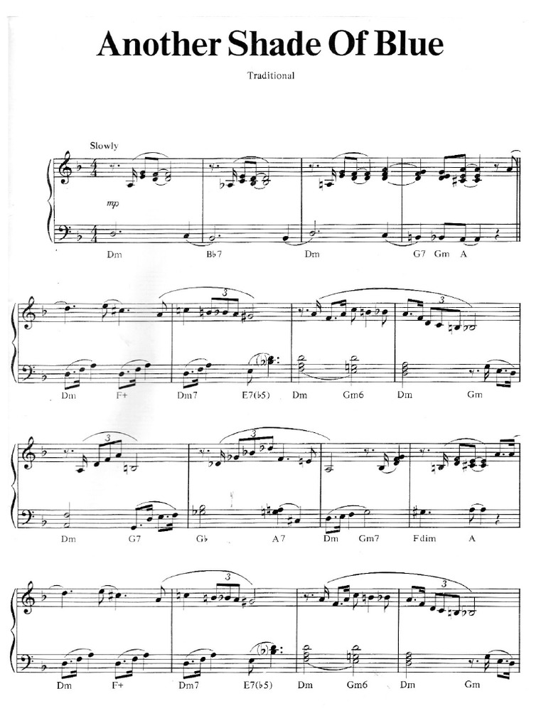 Piano Musik Klavier Another Shade of Blue Glarean Magazin | PDF