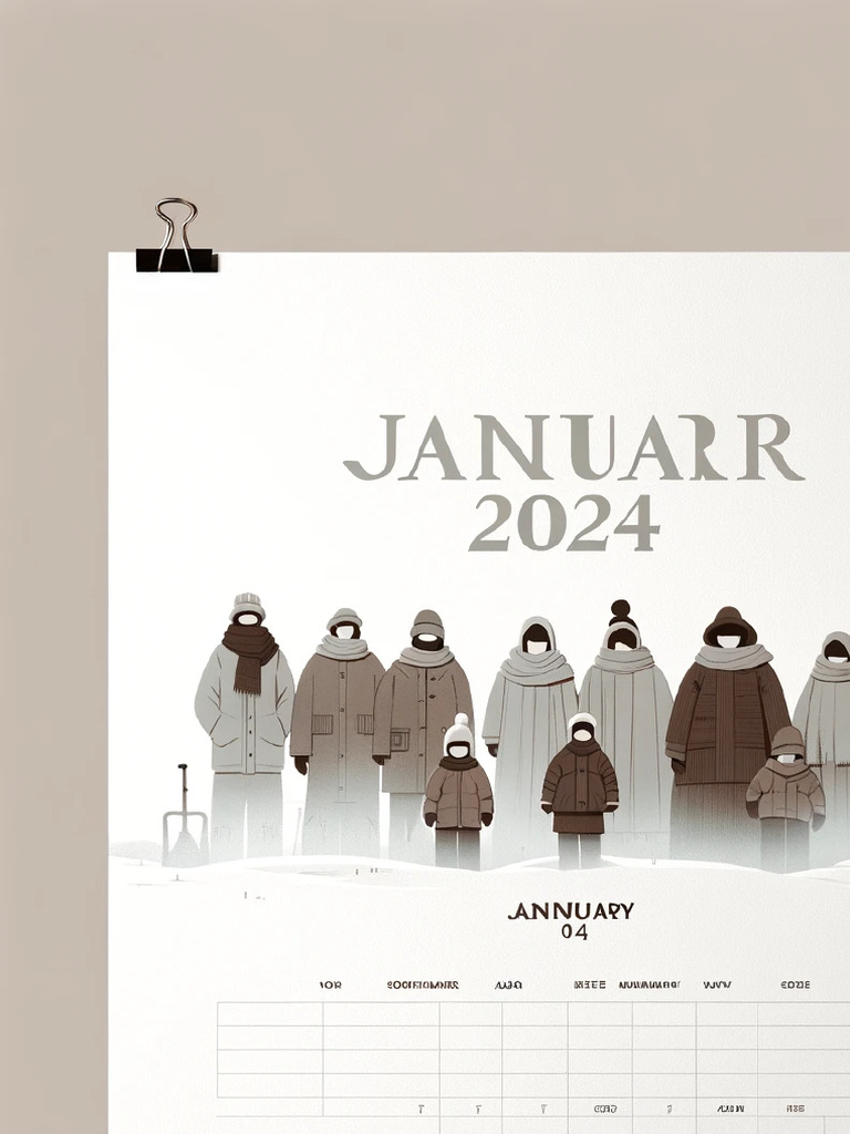 2024 Minimalist Calendar | PDF