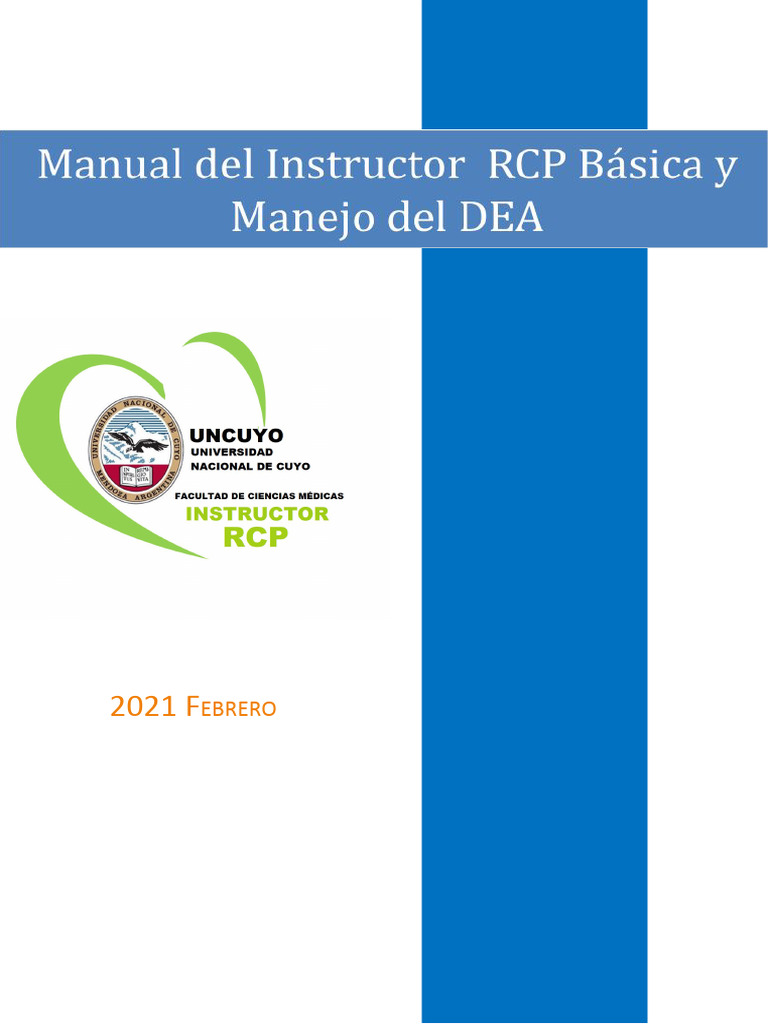 Manual RCP | Descargar gratis PDF | Reanimación cardiopulmonar | Corazón