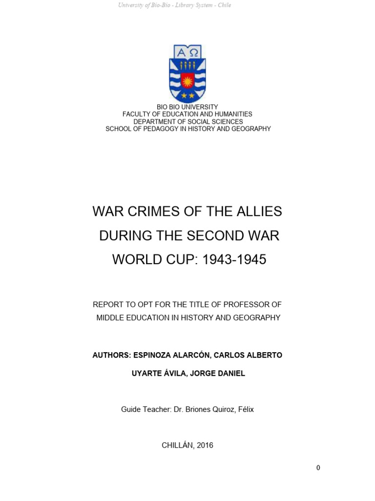 Crimes of The Allies in WWII | PDF | War Crime | Nazi Germany