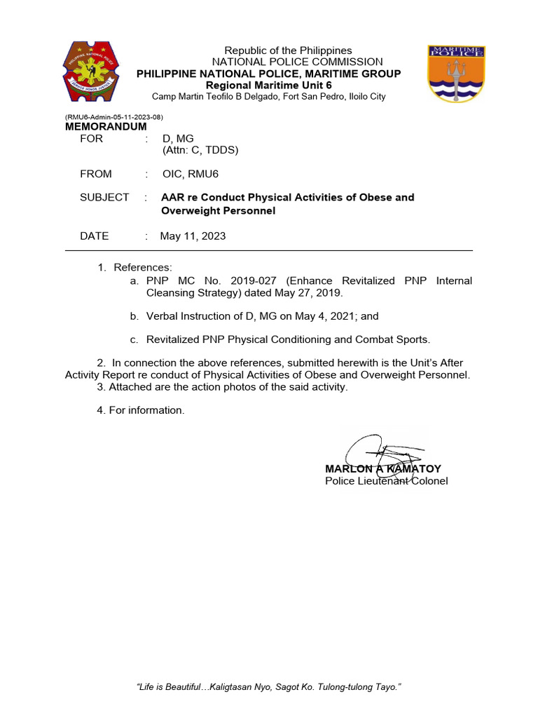 r6.05.11.2023 AAR Re Conduct Physical Activity of Obese and Overweight ...