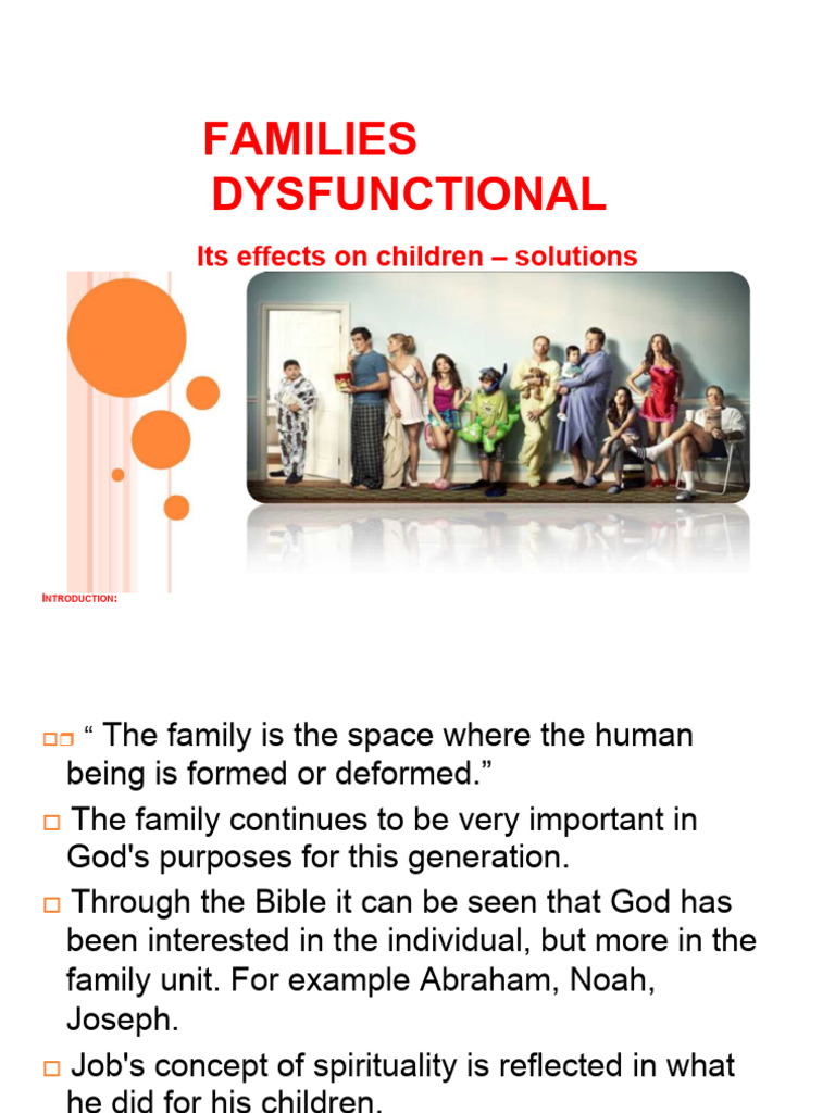Dysfunctional Families | PDF | Family | Anxiety