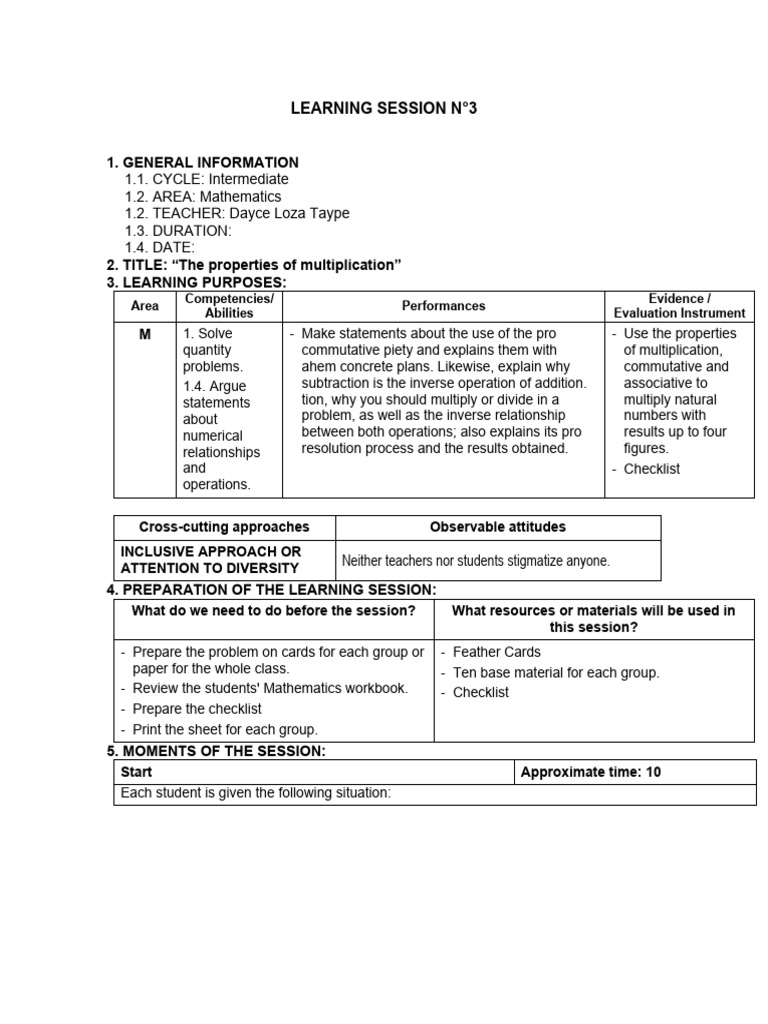 May Math Session | PDF | Multiplication | Mathematics