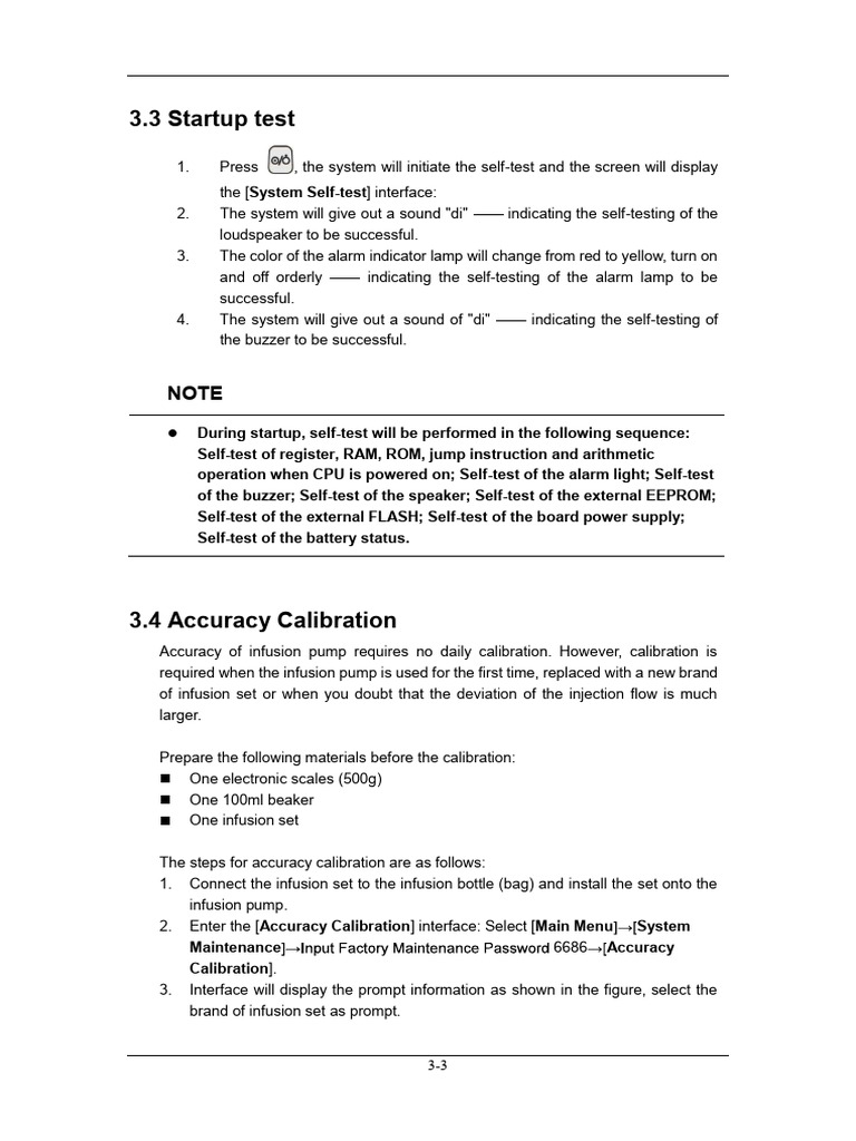 Infusion Pump Calibration Guide | PDF | Calibration | Intravenous Therapy