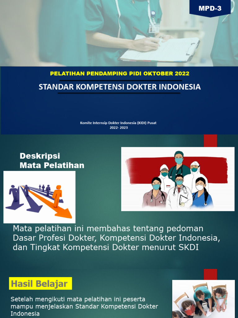 Pelatihan SKDI untuk Pendamping PIDI 2022 | PDF | Pengembangan Diri ...