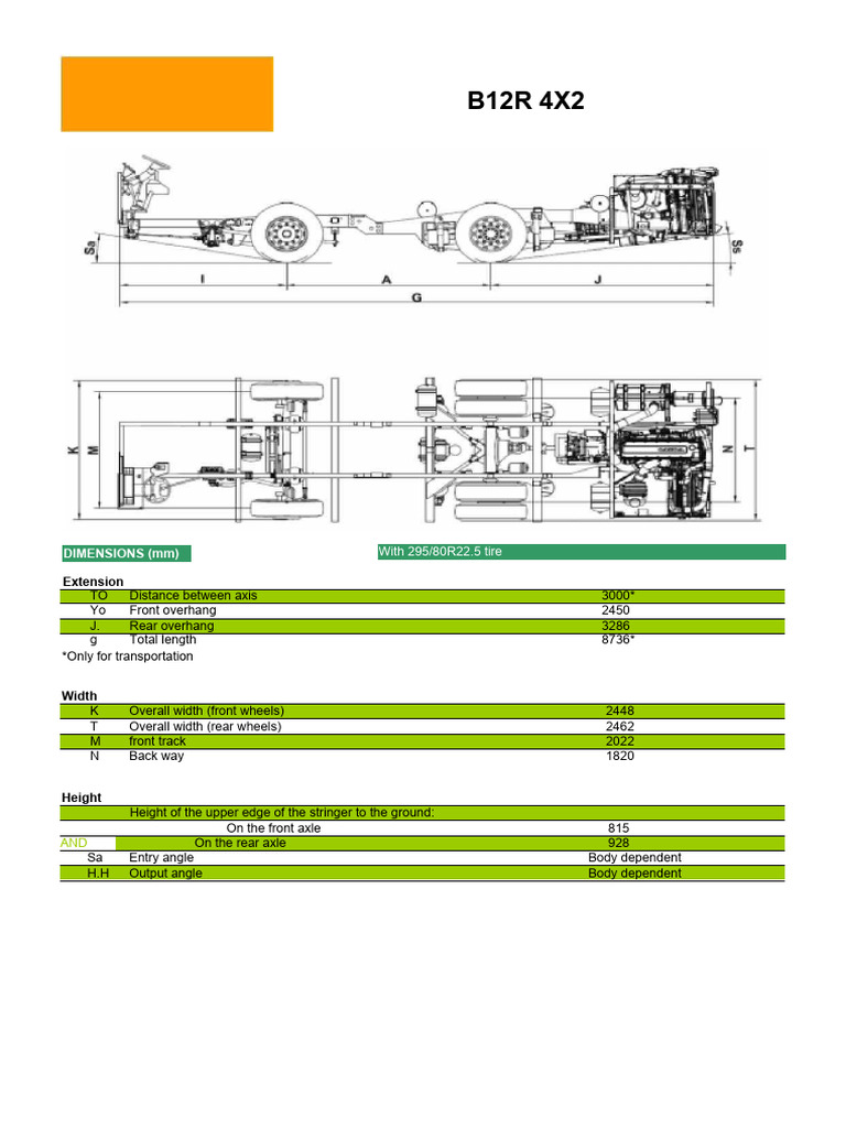Specifications B12R 42 | PDF | Brake | Steering