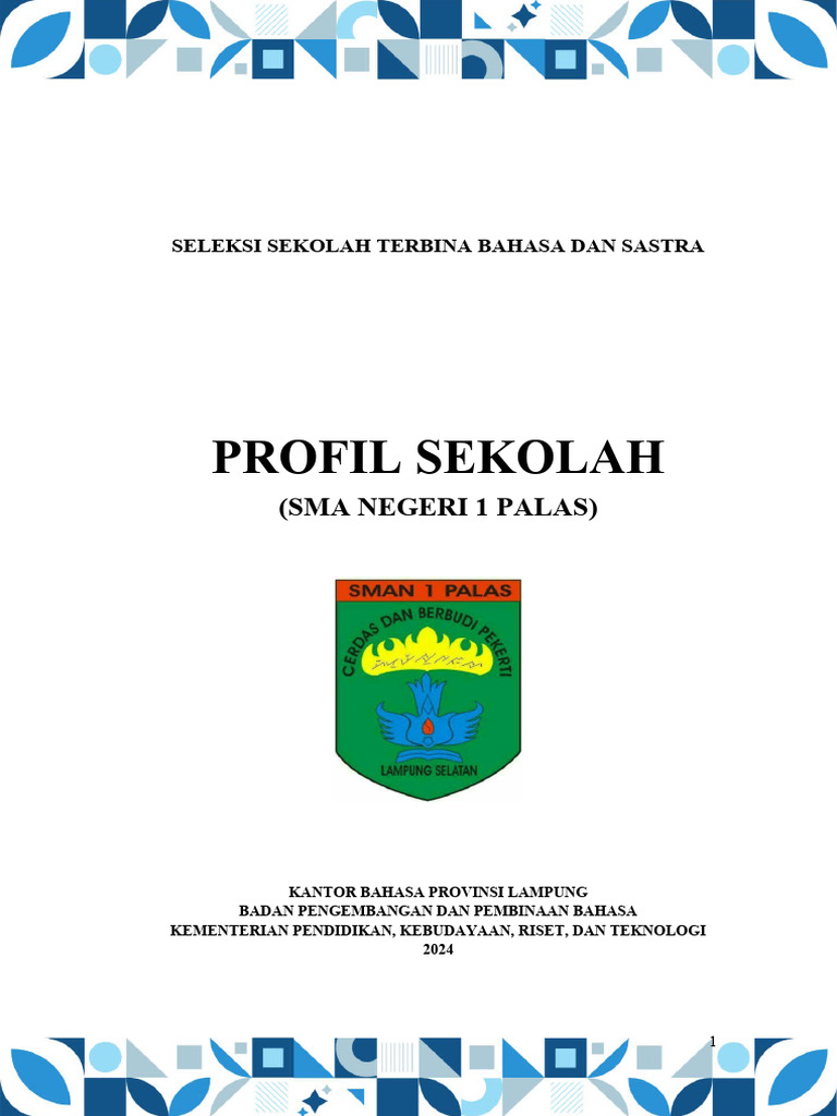 Format Profil Sekolah | PDF