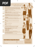 BSP Uniforms Price List | PDF | Scouting | Softlines (Retail)